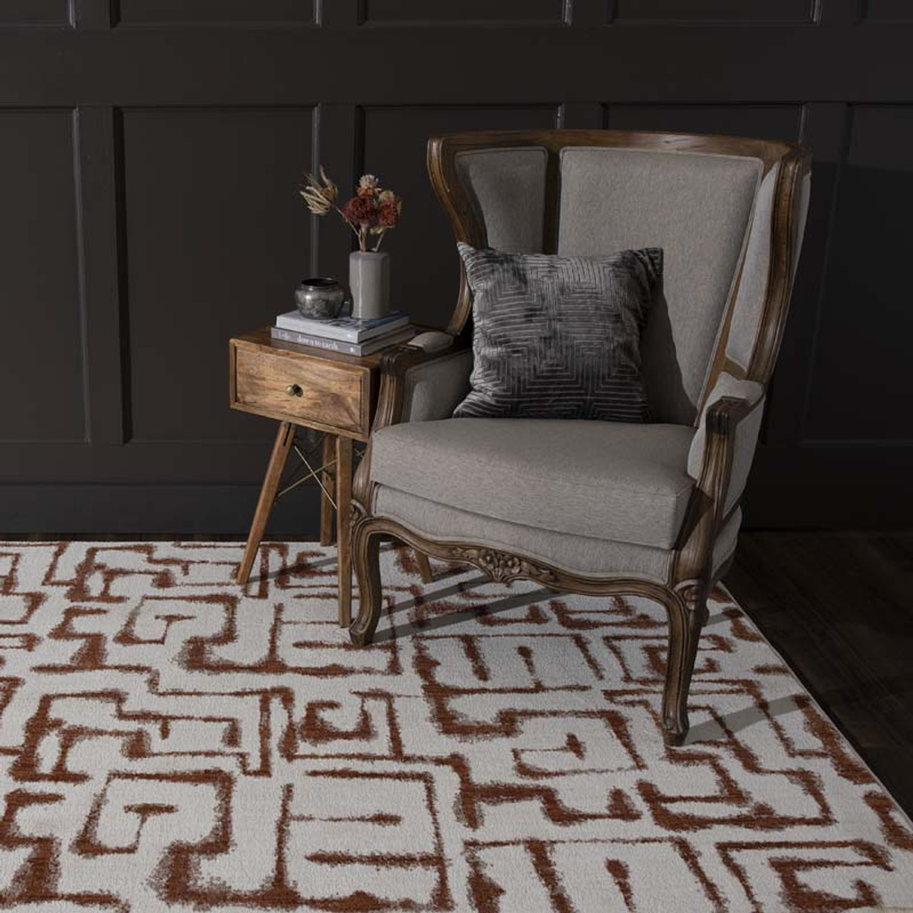 Karastan Soiree 91966 97031 Sazerac Rose Gold Rug Payless Rugs